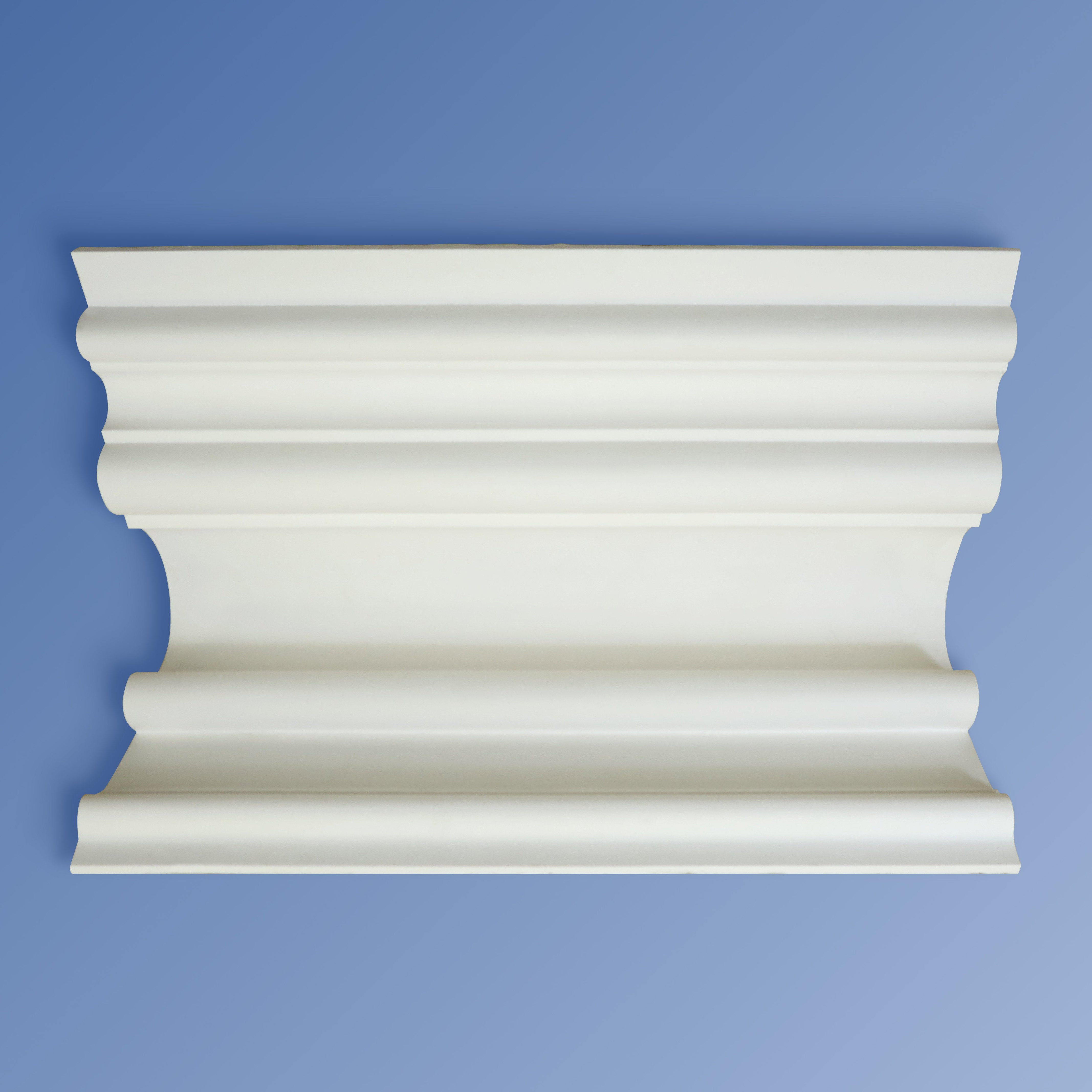 Moorcroft Large Plain Run Cornice – bespoke-plaster