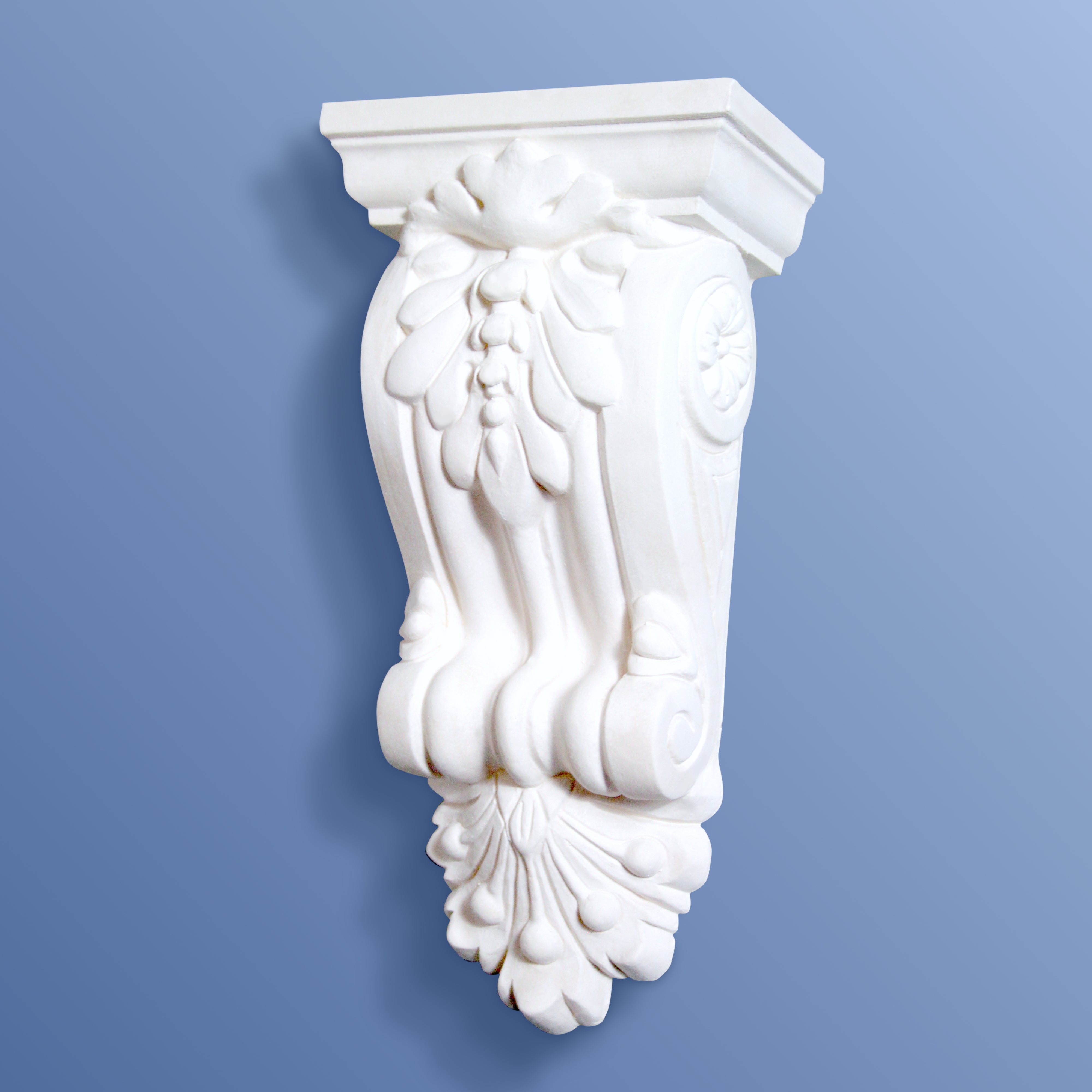 Long Scroll Acanthus Corbel – bespoke-plaster