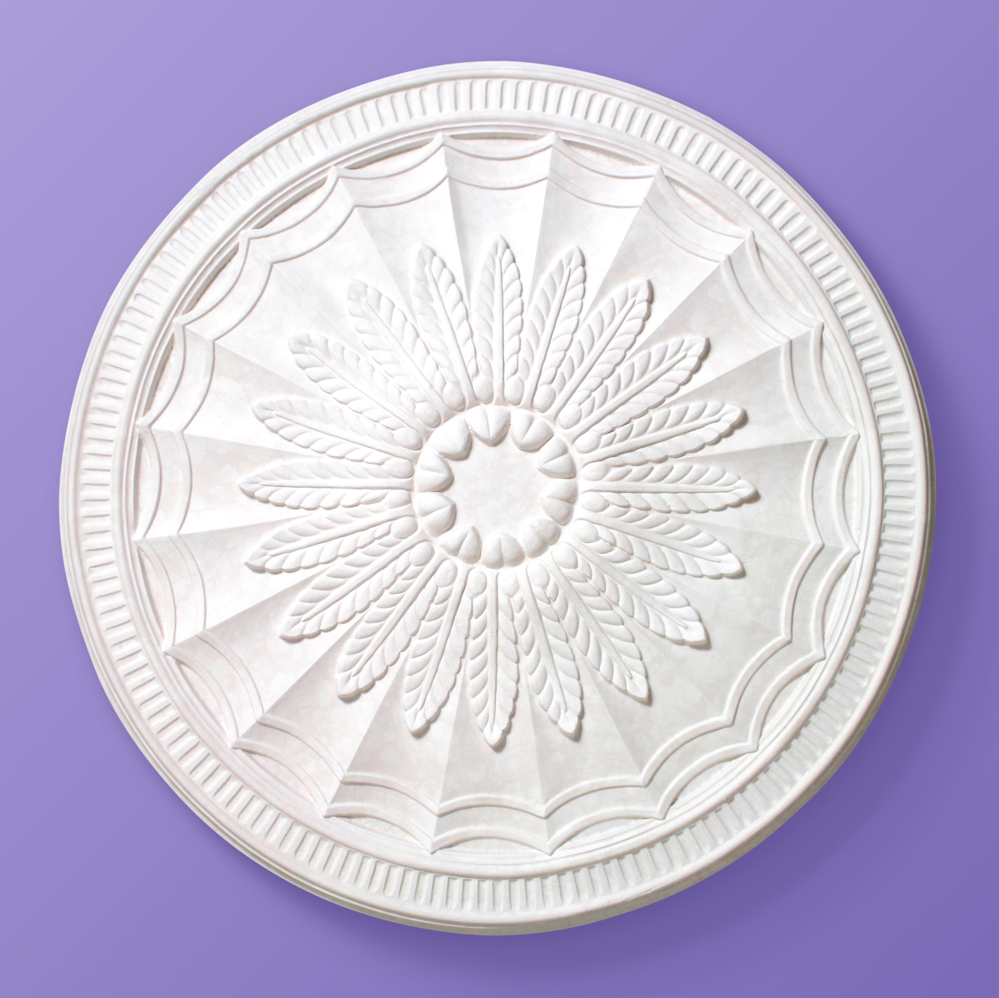 Adams Ceiling Rose - Fluted - 690mm – bespoke-plaster