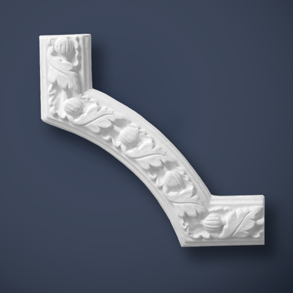 Acorn and leaf corner – bespoke-plaster