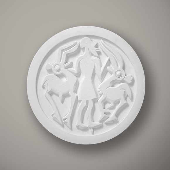 Aztec Style Plaster Plaque – bespoke-plaster