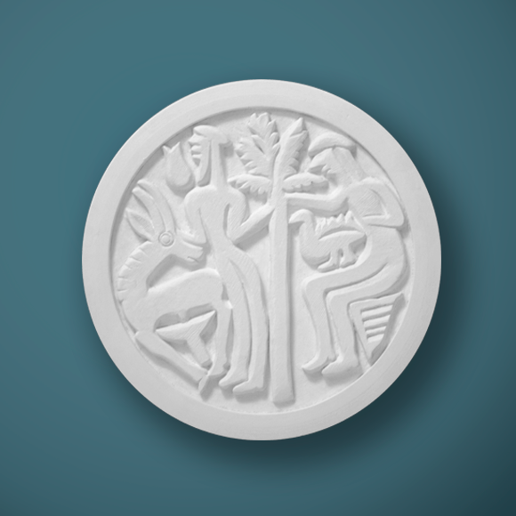 Aztec Style Plaster Plaque – bespoke-plaster