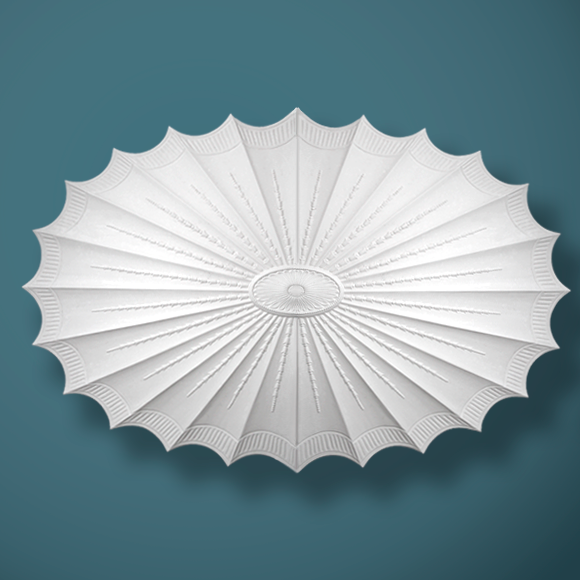 Adams Ceiling Rose - Oval – bespoke-plaster